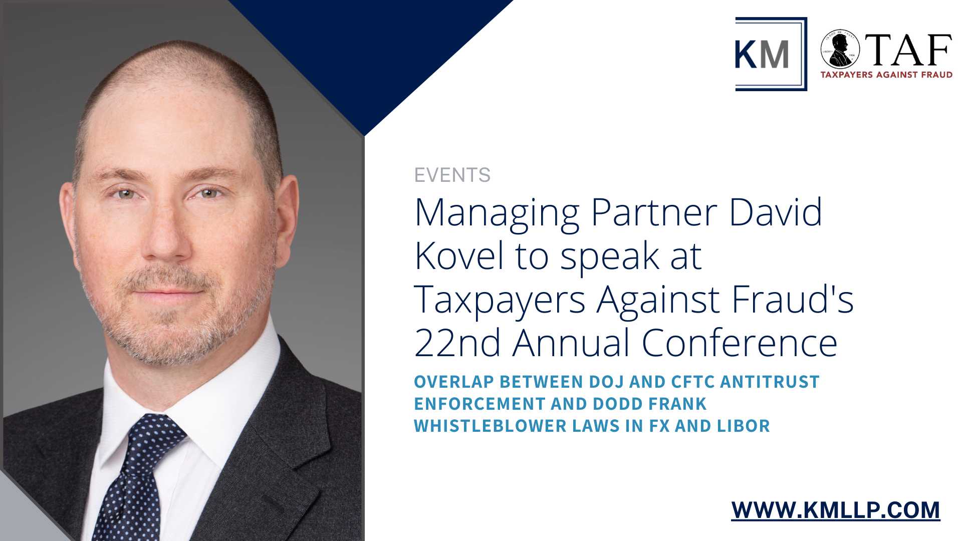 Kirby McInerney LLP | Co-Managing Partner David Kovel speaks at 22nd ...